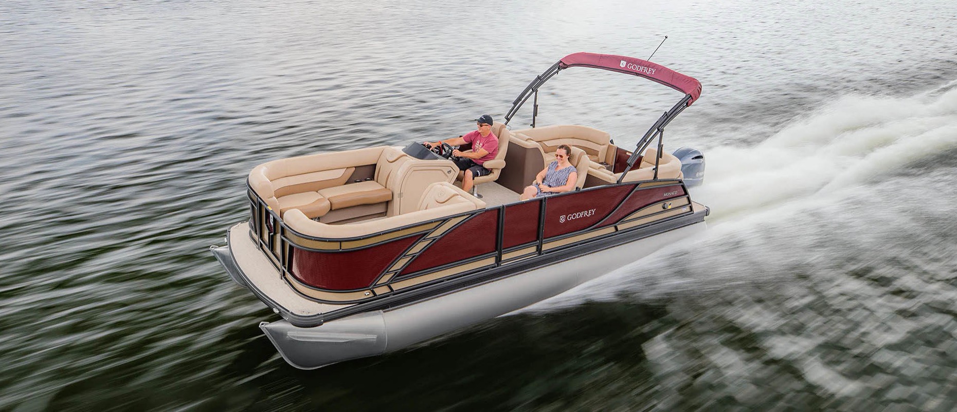 New Godfrey Monaco Split Bench Pontoon Boats For Sale In Lewiston ...